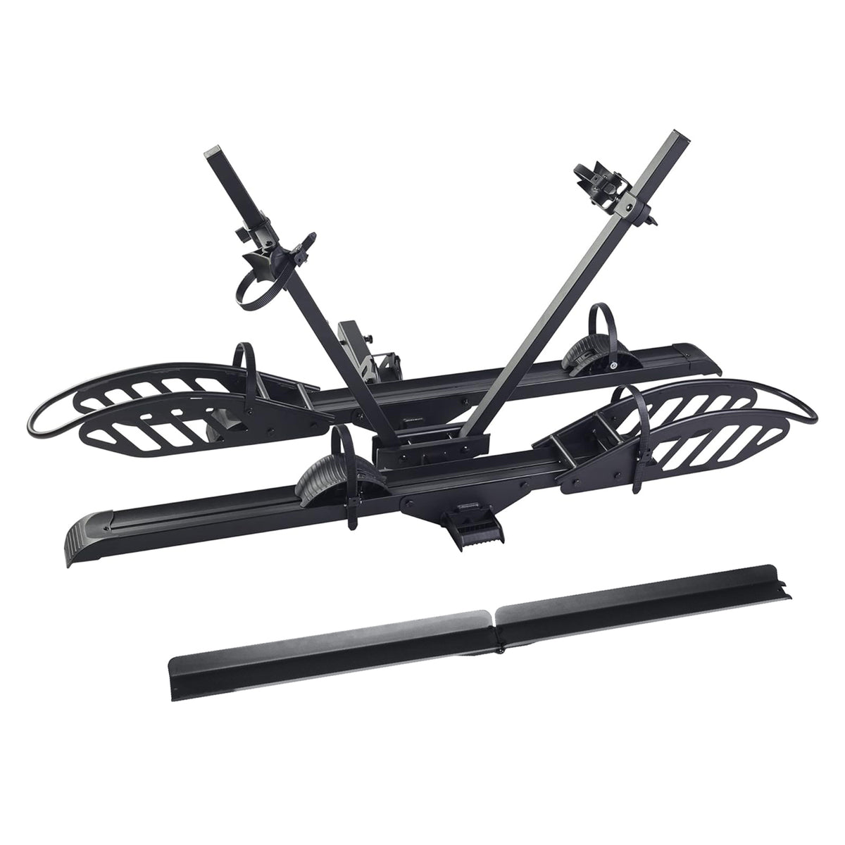 2-Bike Hitch E-Bike Rack with Ramp, Easy Fold and Tilt, Heavy Duty ...