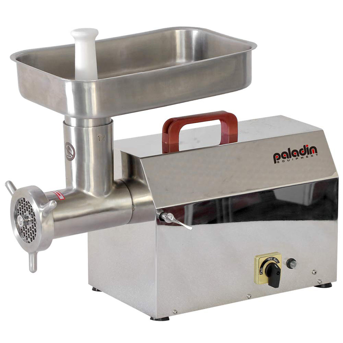 12 750W Electric Meat Grinder 1 HP 200 RPM Heavy Duty Commercial Grade Meat Mincer with Meat Tray and 2 Grind Plates OutfitR