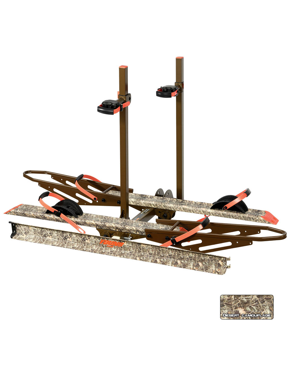 2-Bike Hitch E-bike Rack with Ramp, Fat Tire Electric Bike Carrier, 200 ...